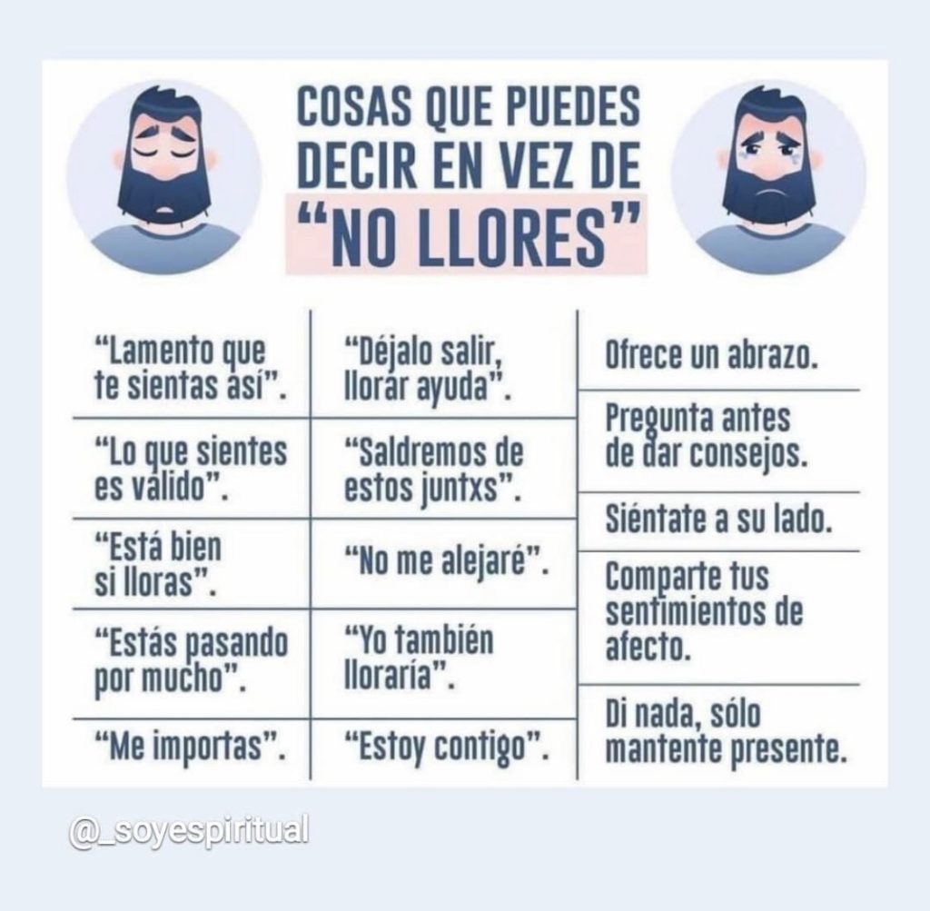 QUE DECIR EN VEZ DE "NO TE PREOCUPES"