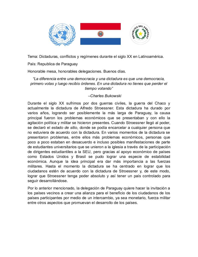 DISCURSO PARA ABANDERAMIENTO 2025